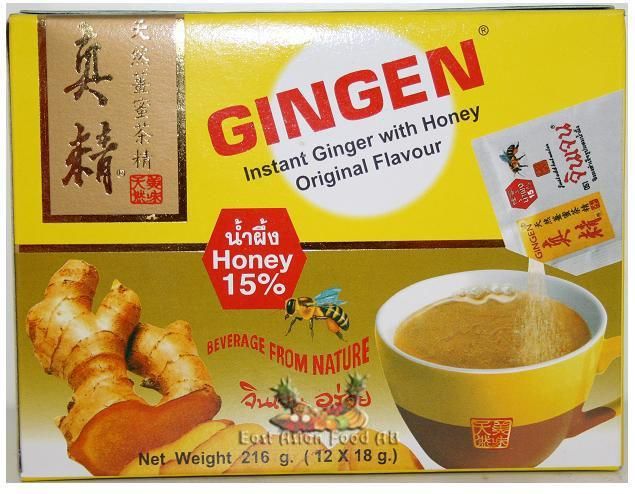 INSTANT GINGER TEA WITH HONEY