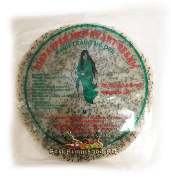 RICE PAPER WITH BLACK SESAME