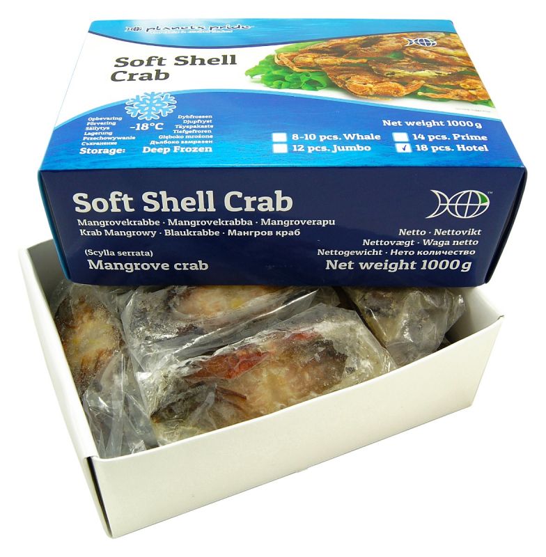 FROZEN SOFT SHELL CRAB 18 PCS/KG