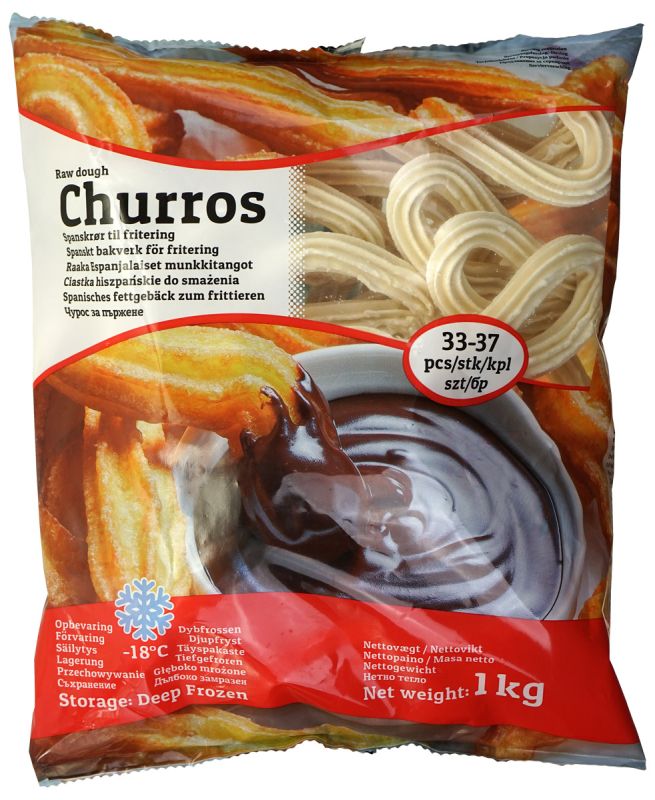 FROZEN CHURROS 30-40/KG 9-11 CM